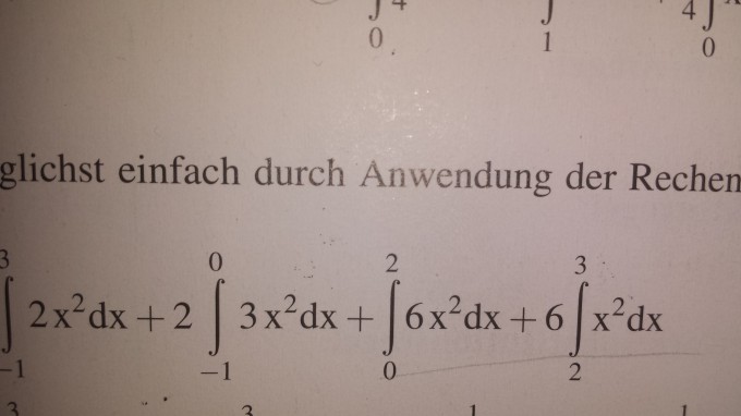 Rechenregeln. Bestimmtes Integral: ∫ (a bis b) c * f(x) dx = c * ∫ (a ...
