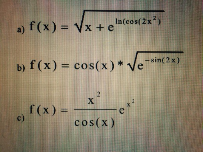 Ableitung von Funktionen mit Wurzel, cos und sin | Mathelounge