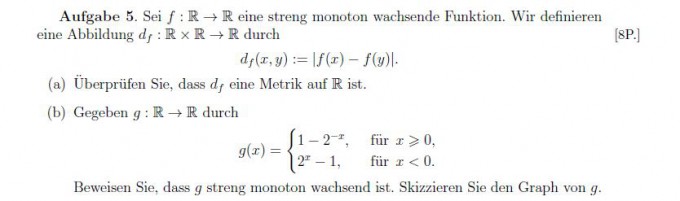 Streng monoton wachsend ! | Mathelounge