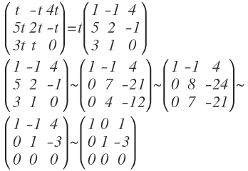 Rang einer Matrix und Zusammenhang von Rang und Determinante | Mathelounge