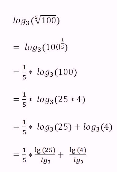 Logarithmus ohne Taschenrechner berechnen | Mathelounge