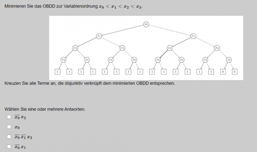 Boolesche-algebra - OBDD Binäre Entscheidungsbaum | Stacklounge