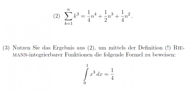 x^3 mittels Riemann-Integralen integrieren | Mathelounge